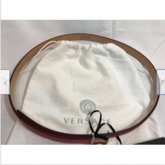 Versace | Accessories | Authentic Nwt Versace Womens Belt Red 9 36 ...
